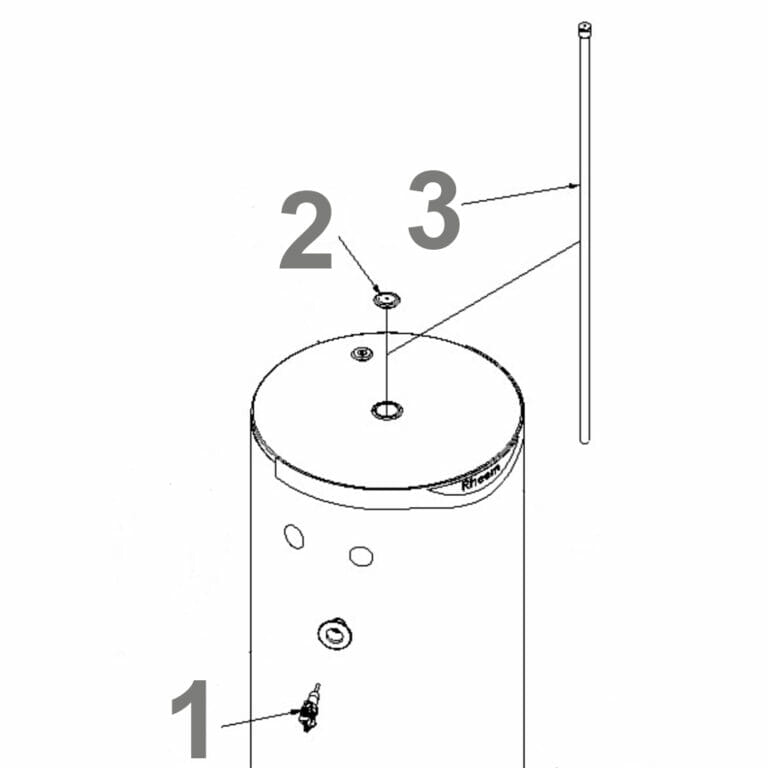 Rheem Gas Storage Sacrificial Anode - 1st Choice Hot Water
