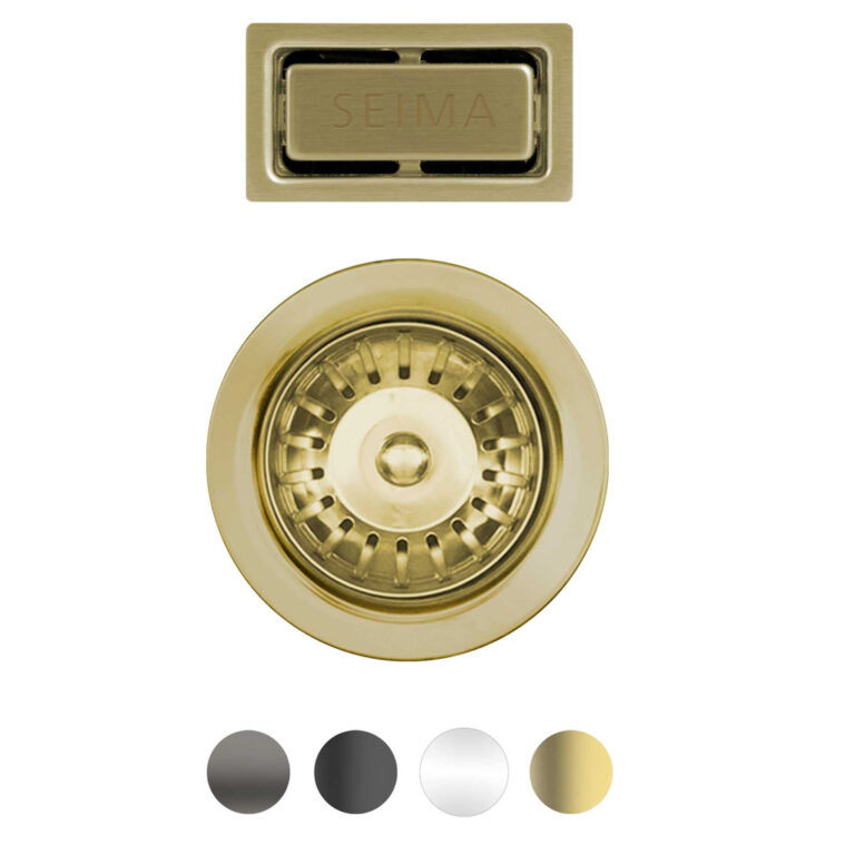 SEIMA Colour wastes and overflow cover for Arqstone sinks - 1st Choice ...