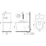 Seima Modia Wall Faced Toilet Suite - 1st Choice Hot Water